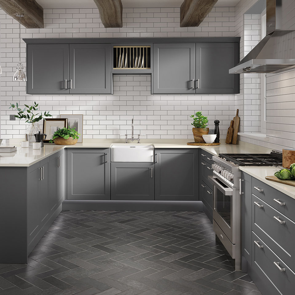 York Doors, Matt Slate Grey - Ideas For Living UK